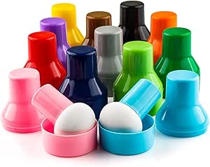 Amazon.com: BAOFALI 24 Pcs/Set Ink Applicator with Storage Cases,Inking ...