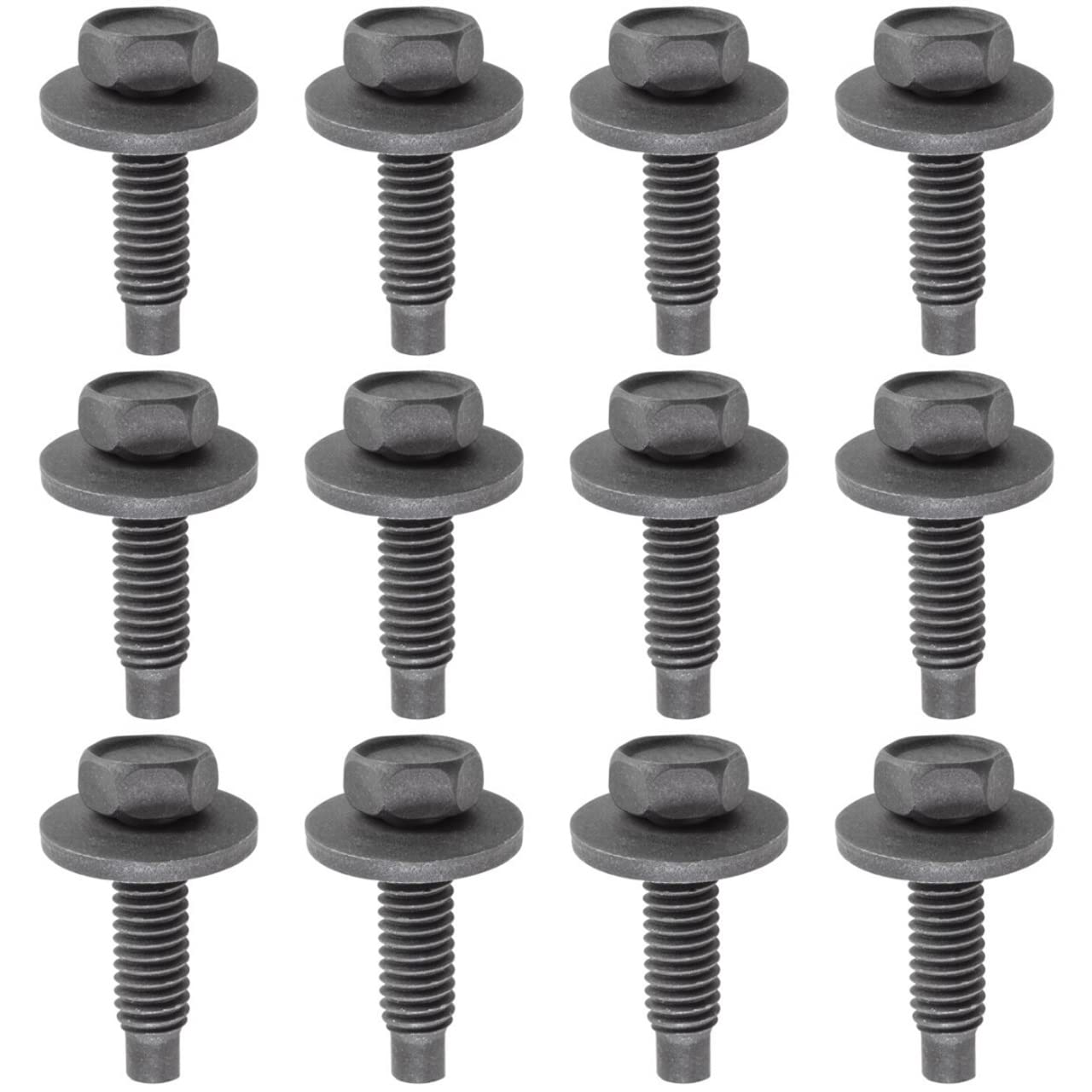 (12) 5/16-18 x 1 3/16" SEMS Dogpoint Door Hinge Body Bolt Hardware Kit ...