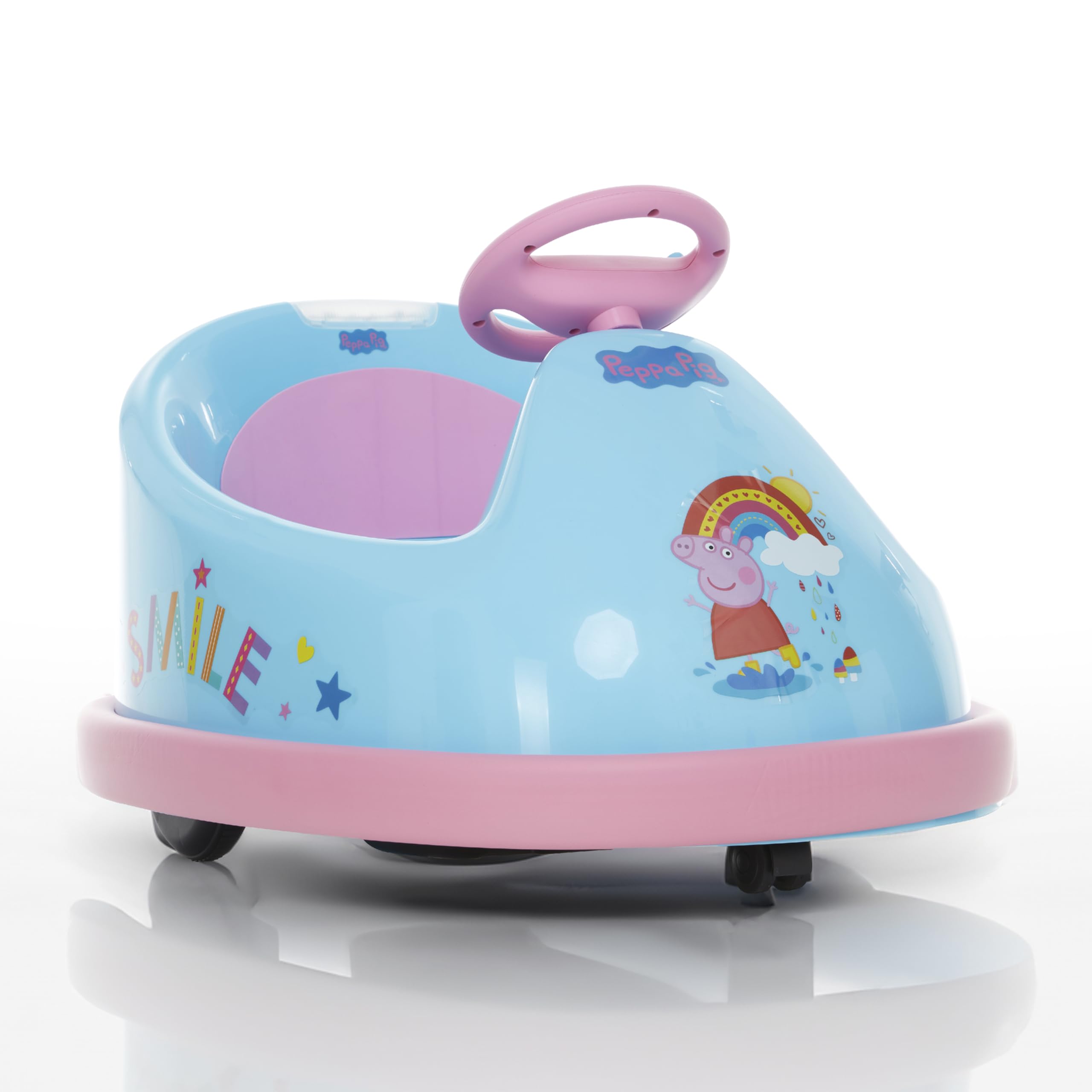 Amazon.com: Peppa Pig Bumper Car for Kids, 2 Speed Electric Bumper Car ...