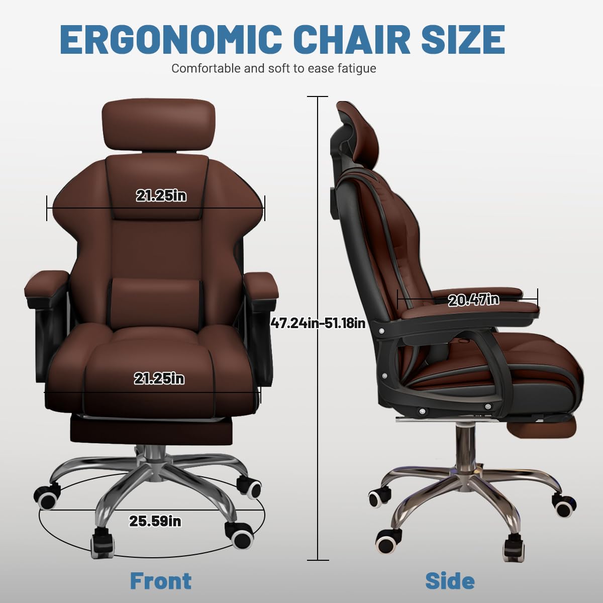 XUEGW Executive Computer Chair Home Office Desk Chair,Adjustable Angle