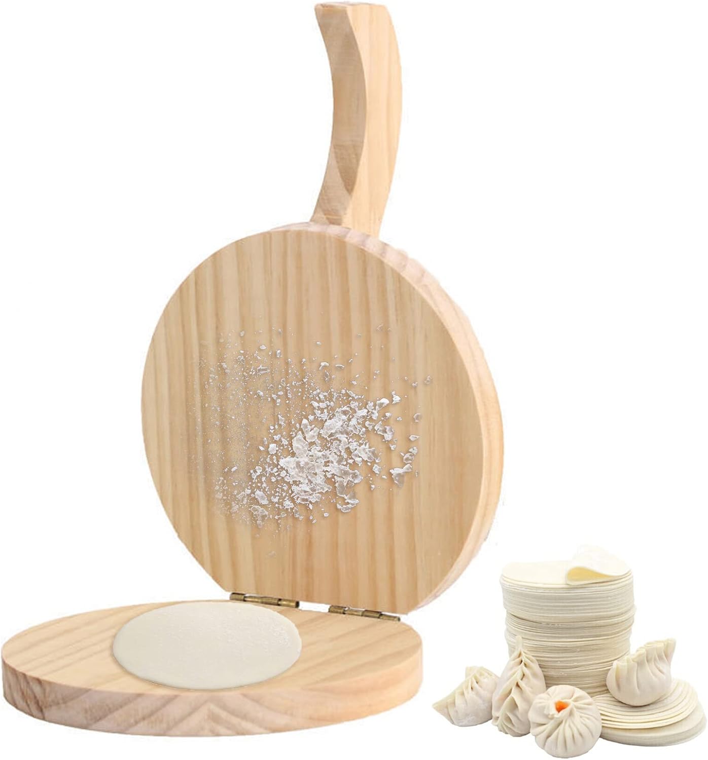Amazon.com: Wooden Tortilla Press Maker,Manual Dough Pressing Tool ...
