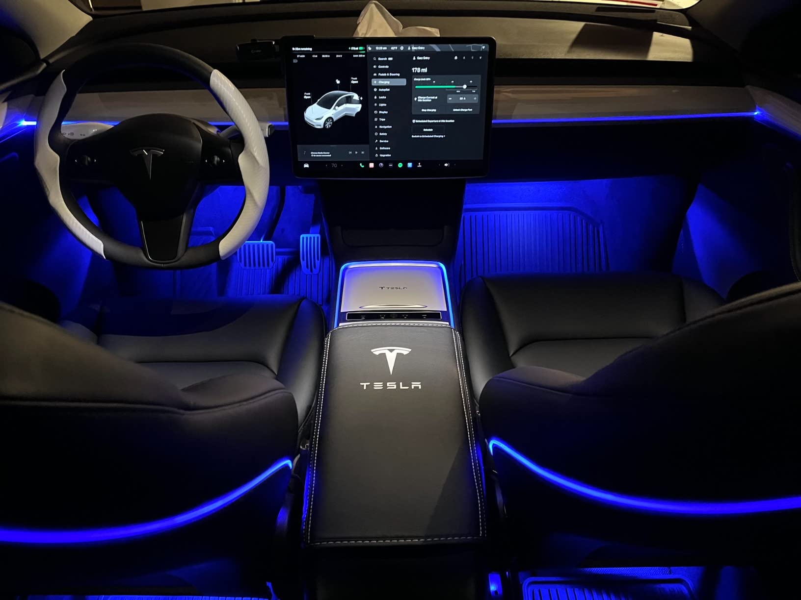 $15/mo - Finance Nestour 2016-2020 Tesla Model 3 Y Interior Car Neon ...