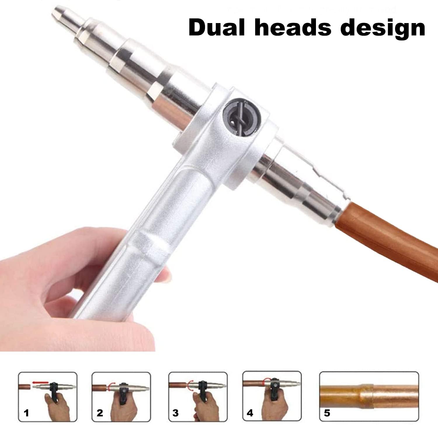 Swaging Tool Pionusy Manual Copper Tube Expander Tool - 6-22mm Pipe ...