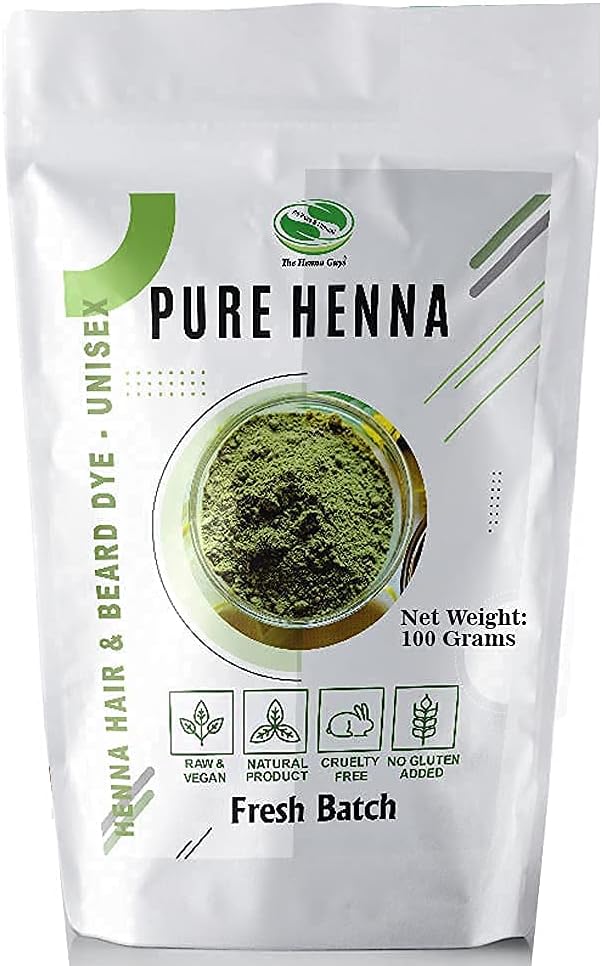 Amazon.com : 100 Grams - 100% Pure Henna Powder For Hair Dye - Red ...