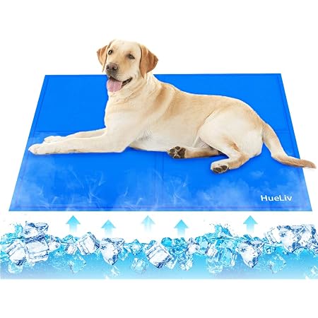 HueLiv Dog Cooling Mat,XXL Large Pet Cool Mat for Bed, Dog Cat Ice Mat ...
