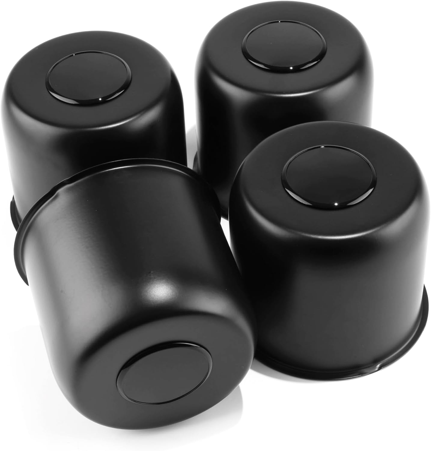 Amazon.com: DewFlew 4Pcs 4.9" Push Through Wheel Center Caps Stainless ...