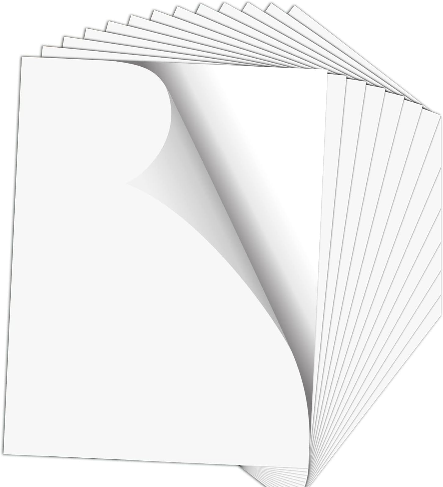 Amazon.com: HTVRONT Sublimation Sticker Paper - 20 Pcs Glossy White ...