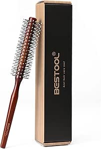 BESTOOL Small Round Brush for Short Hair, Round Hair Brushes for Blow Drying, Men Beard Brush ...