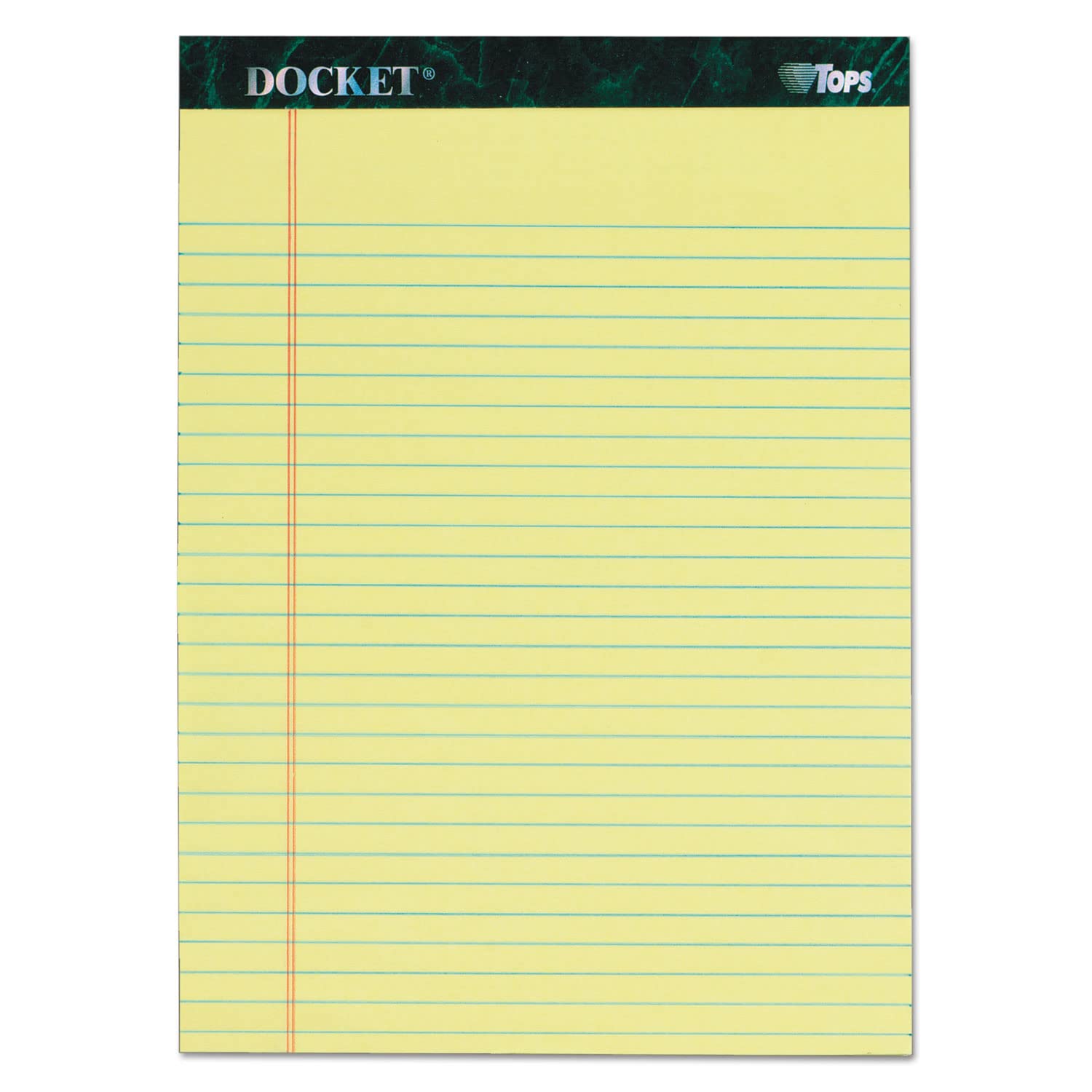 Amazon.com : TOPS Docket Writing Tablet, 8-1/2 x 11-3/4 Inches ...