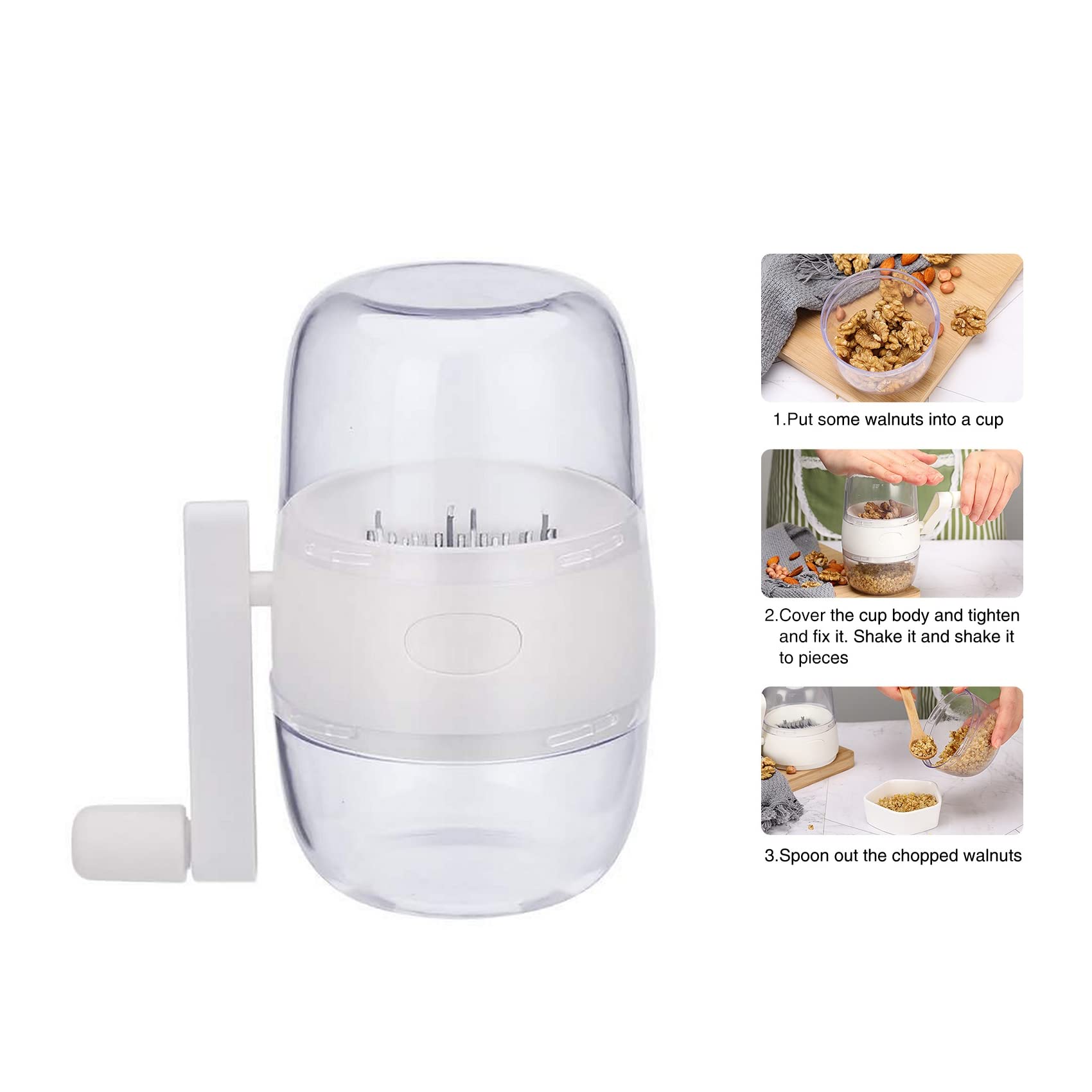 Snapklik.com : Food Chopper Nut Chopper Grinder Hand Crank For Nuts ...