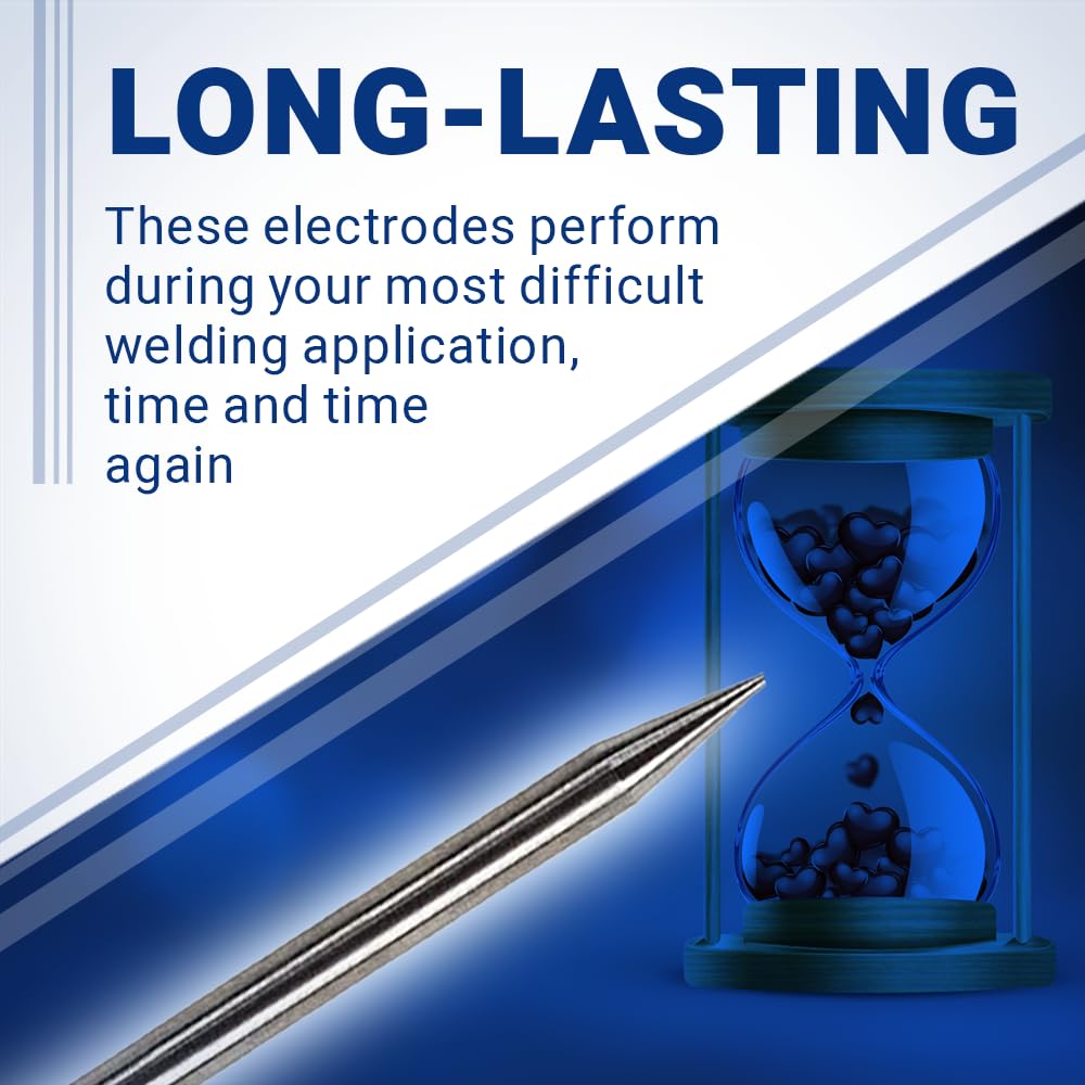 Snapklik.com : Pre-Ground TIG Tungsten Sharpened Electrodes Red 2% ...