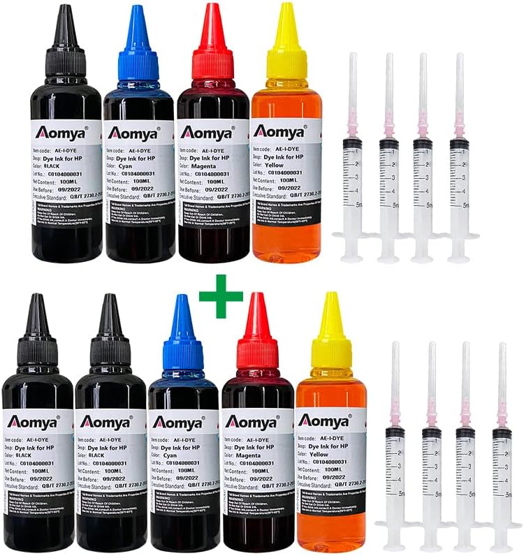 Amazon.com: Save 9% Compatible HP Ink Refills（3 x Black、2 x Cyan、2 x ...