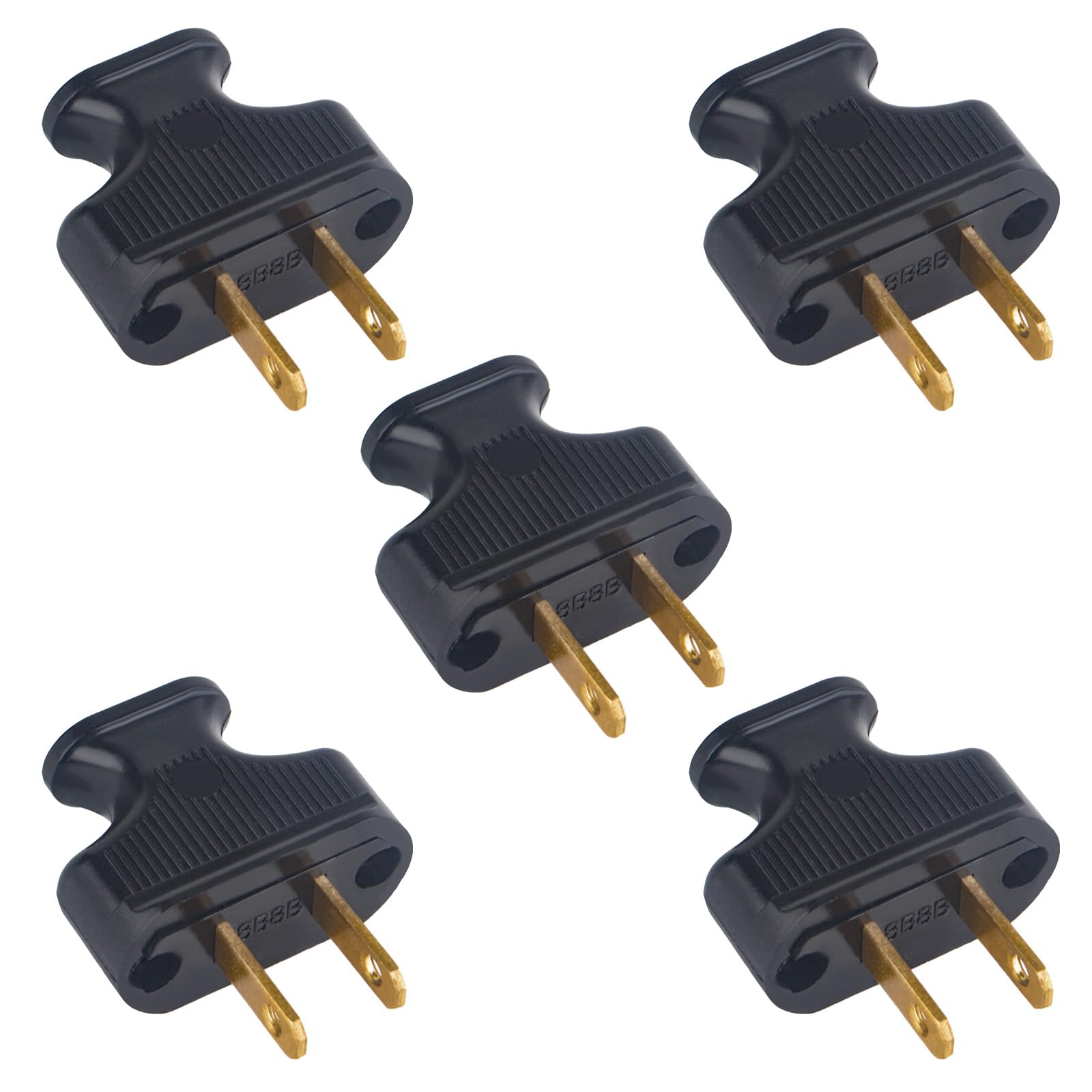 showingo Vintage Black Antique Style Electrical Plug Fit for Vintage ...