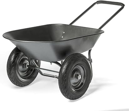 Amazon.com: XtremepowerUS 5 cu/ft Utility Garden Wheelbarrow Cart 16 ...