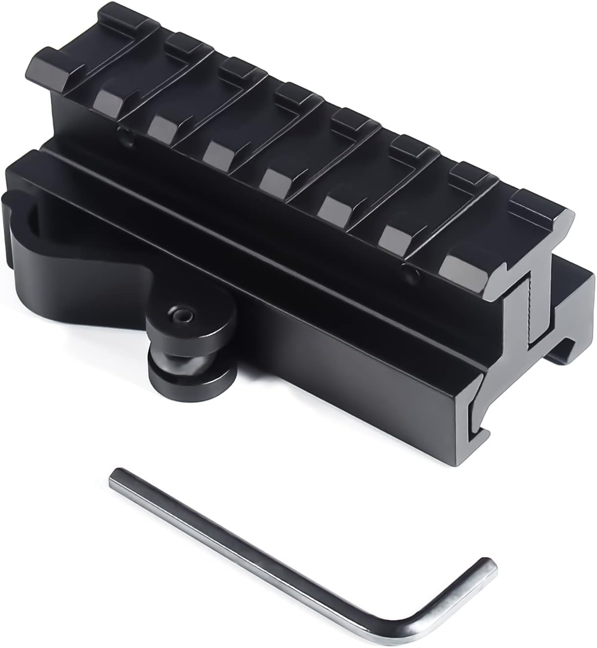 Amazon.com : PENGSEN Picatinny Riser Mount 7 Slots Adjustable Height ...