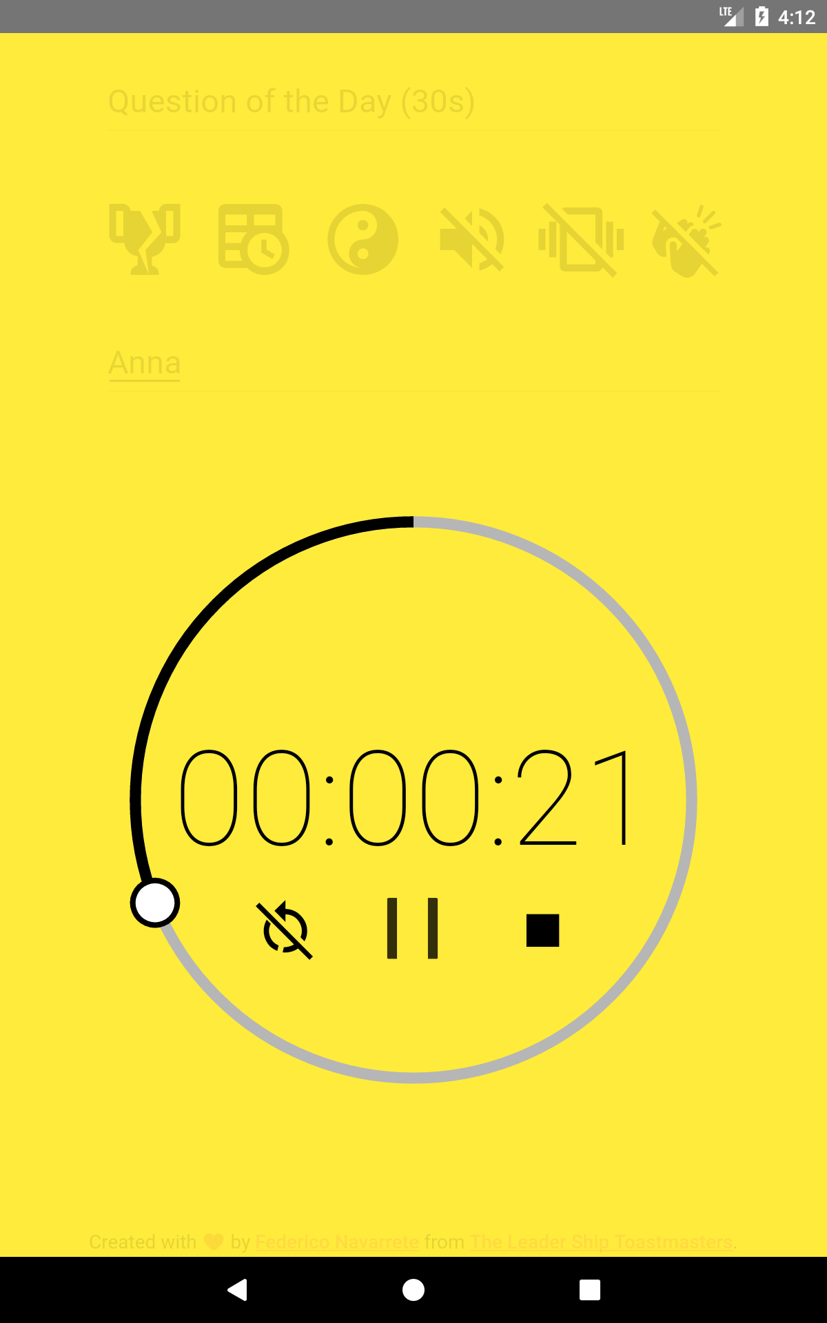 Toastmasters Timer - App on Amazon Appstore