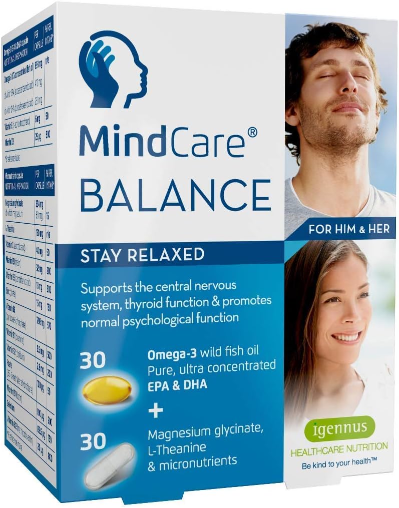 MindCare Balance, Natural Anxiety & Stress Relief Supplement, L ...