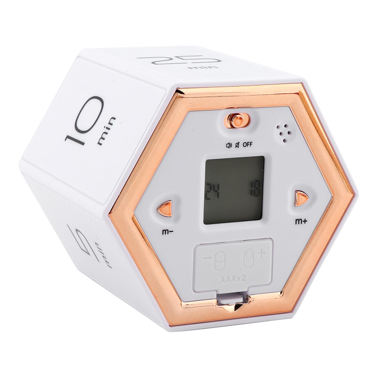 Buy Pomodoro Timer Clock, Cube Timer 5-15-30-60 Minute Preset Timer ...