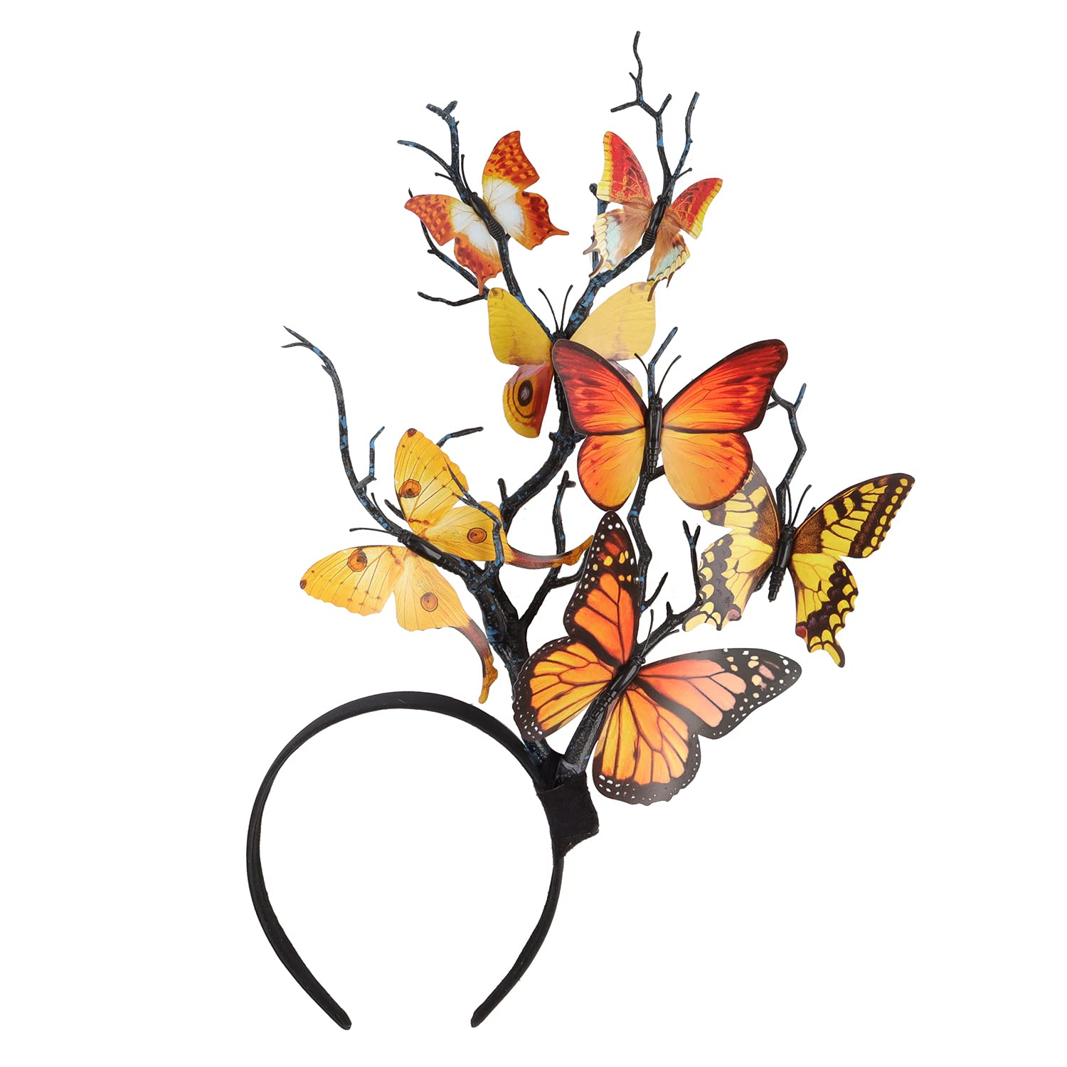 Snapklik.com : Coucoland Butterfly Headband Fascinator Hat - Monarch ...