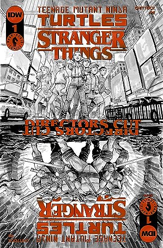 Amazon.com: Teenage Mutant Ninja Turtles x Stranger Things #1: Director ...