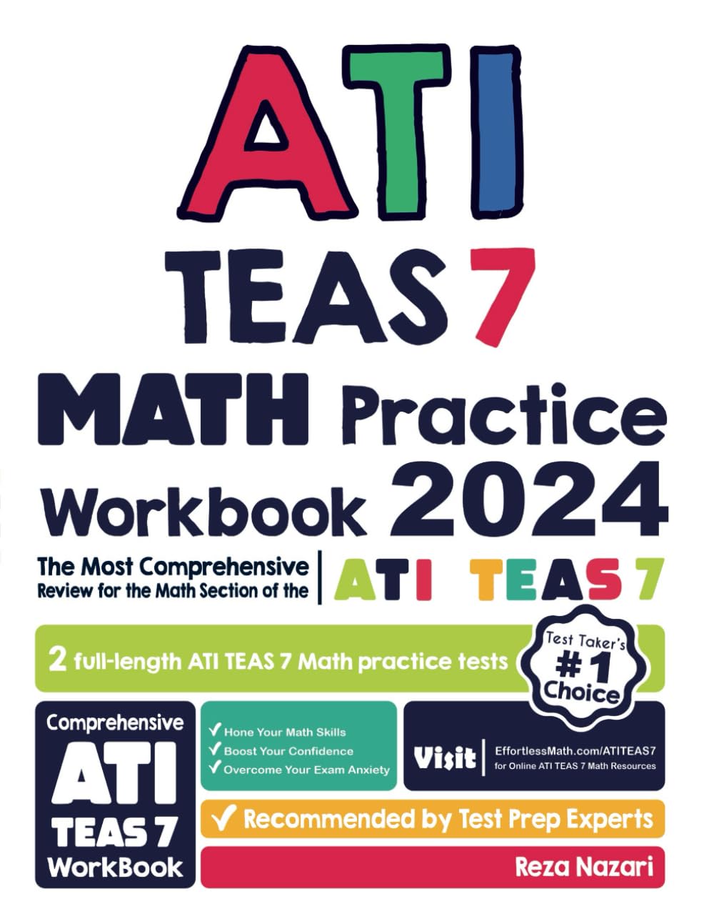 Snapklik.com : ATI TEAS 7 Math Practice Workbook: The Most ...