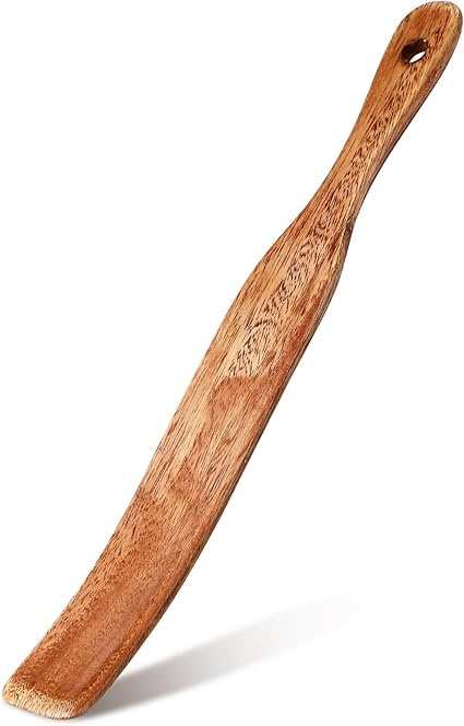 Amazon.com: Baderke 11 Inch Wooden Spatula Acacia Skinny Spurtle for ...