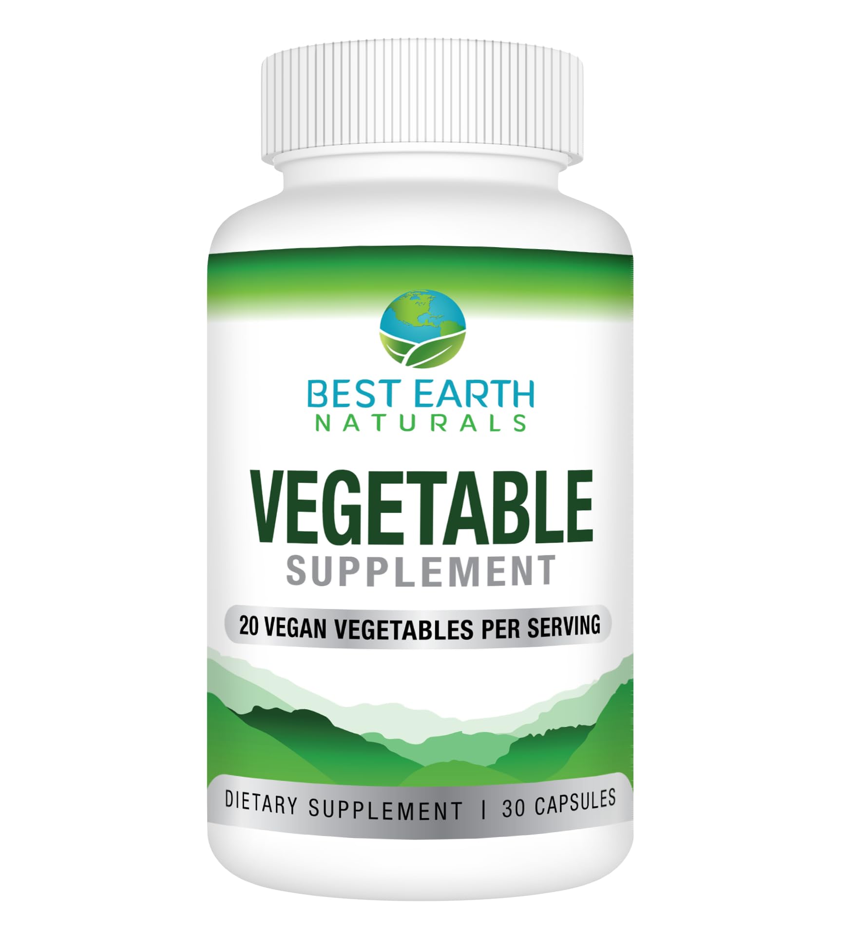 Amazon.com: Best Earth Naturals Vegetable Supplement with 20 Veggie ...