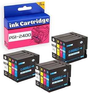 Amazon.com: for Canon PGI-2400 Ink Cartridge High Yield Compatible for ...