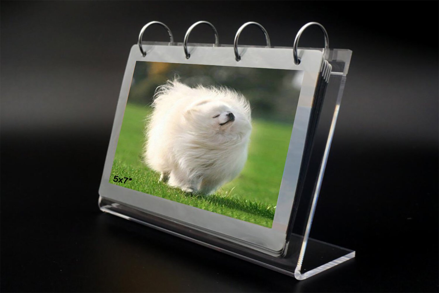 Leoyoubeiacrylic Sign Holder Flip Display 7 Pages 14 Sides Clear ...