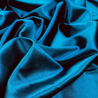 Amazon.com: 4 Way Stretch Silky Spandex Satin Fabric by The Yard - 60 ...