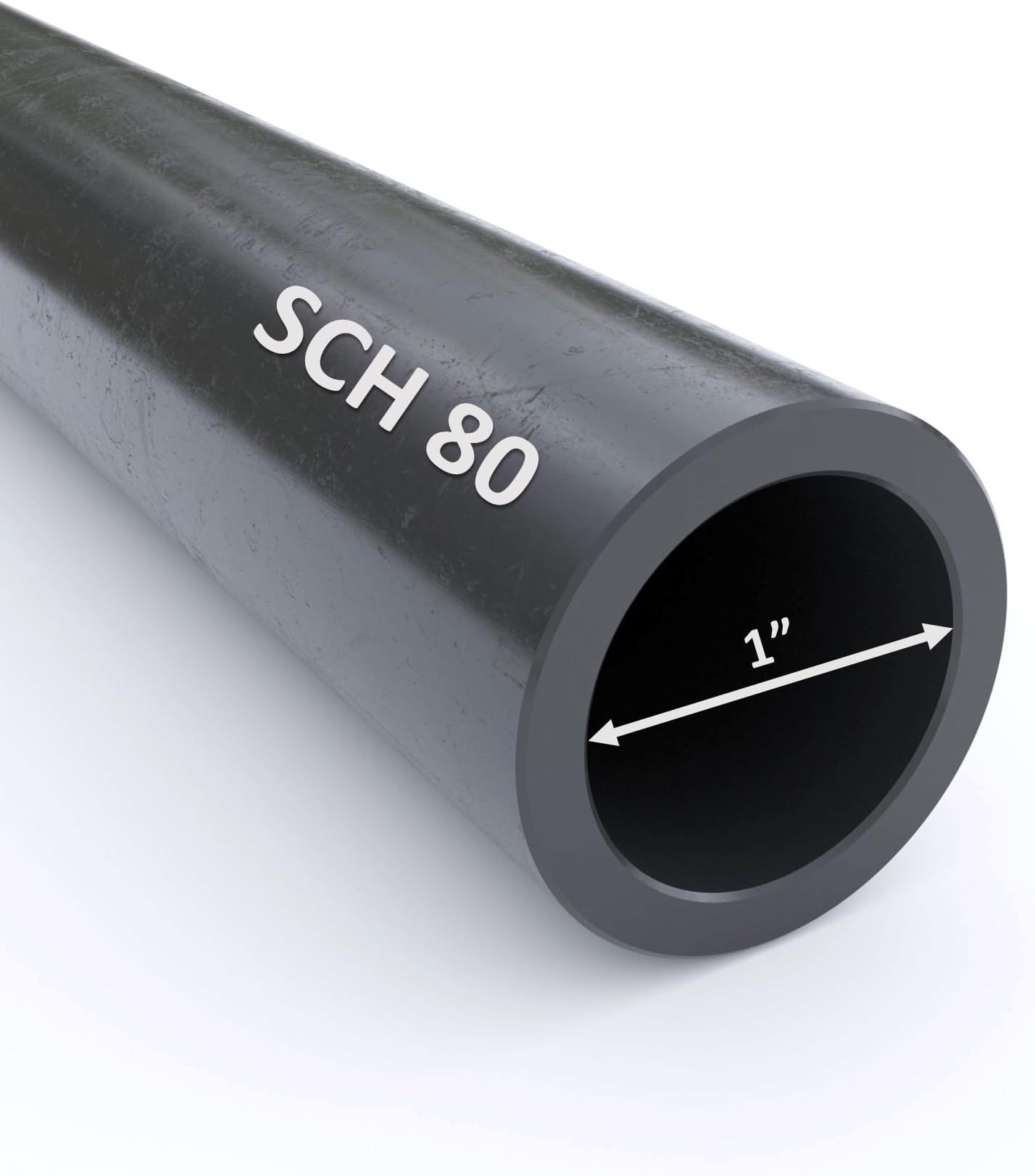Amazon.com: 1" Schedule 80 PVC Pipe - Black PVC Piping Cut to Custom ...