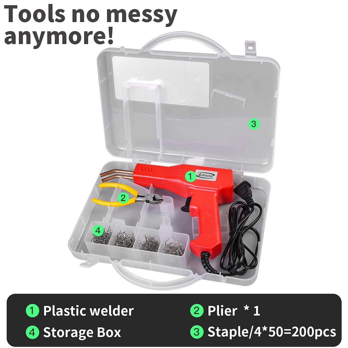 Snapklik.com : Plastic Welder 50W Hot Staple Car Bumper Repair