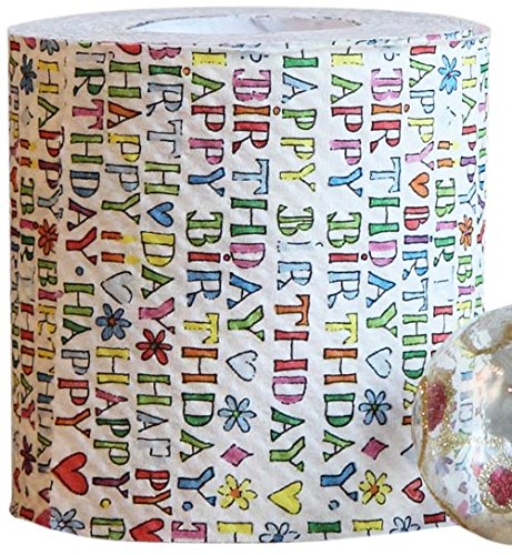 The Home Label Paper Happy Birthday Tissue Roll : Amazon.in: Home & Kitchen
