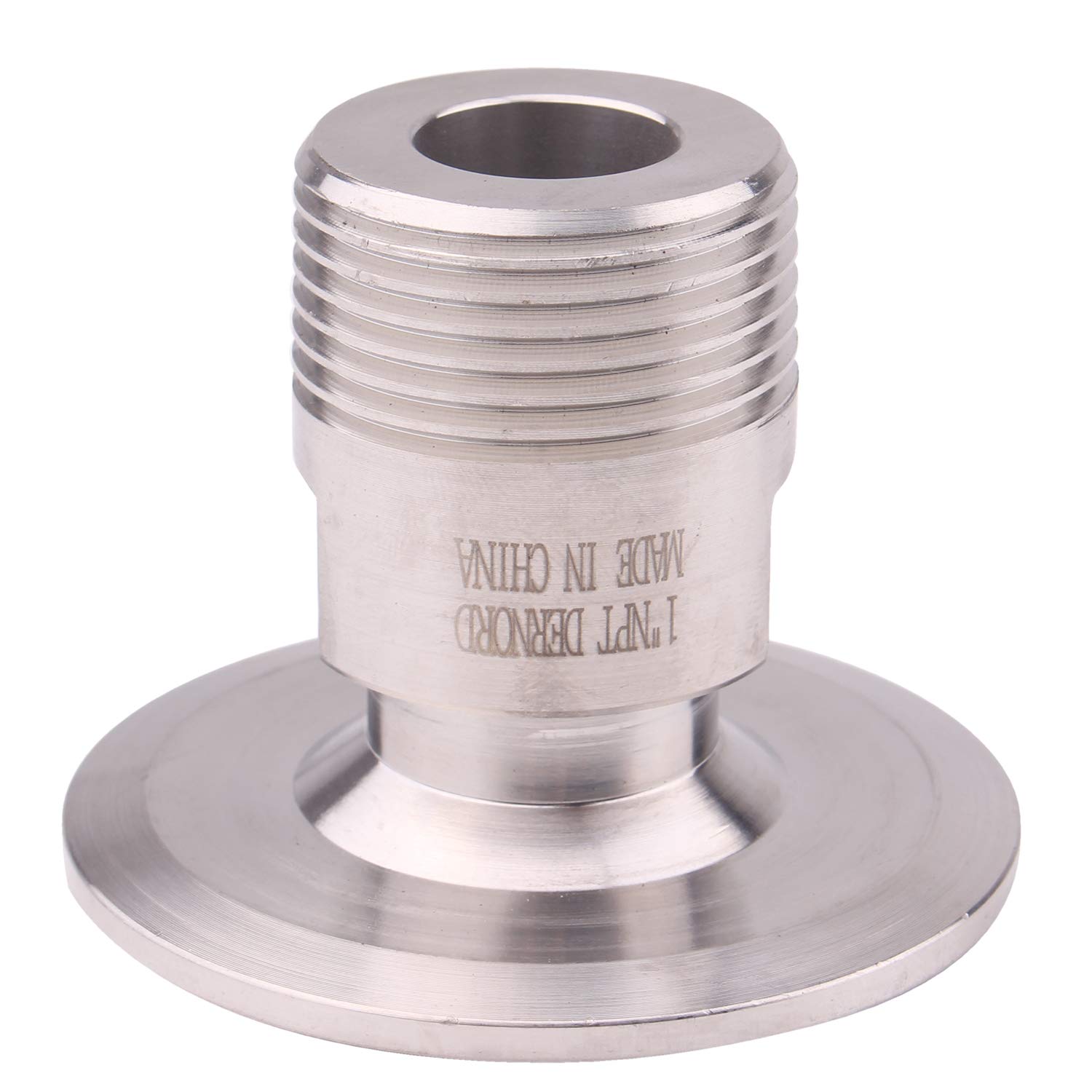 Snapklik.com : 2 Tri Clamp Adapter To 1 Inch MNPT Thread Ferrule ...
