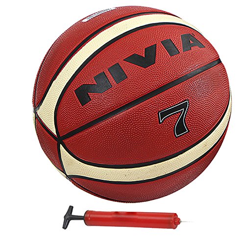 Generic NIVIA Engraver Rubber Basketball, Size-7 (Colour May Vary ...