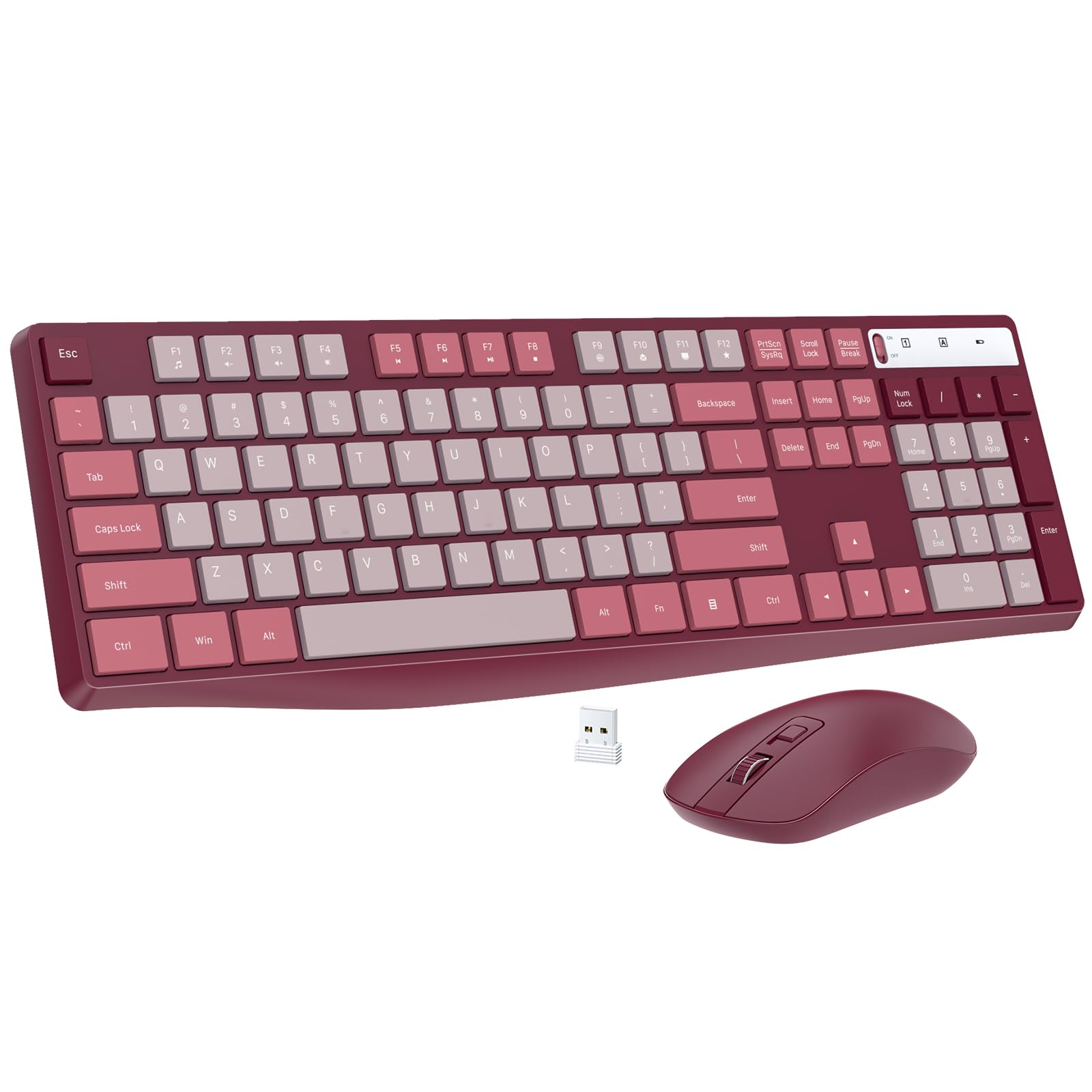 Snapklik.com : Wireless Keyboard And Mouse Combo, Lovaky 2.4G Full ...