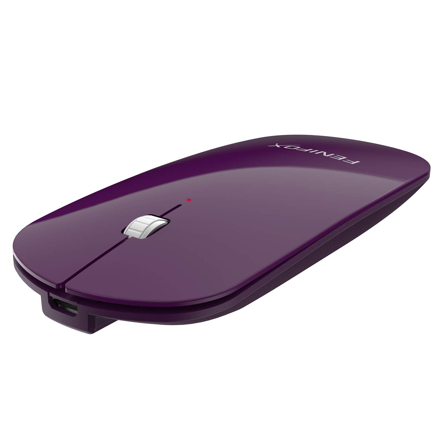 Amazon.com: FENIFOX Bluetooth Mouse Slim, Whisper-Quiet Mini Flat ...