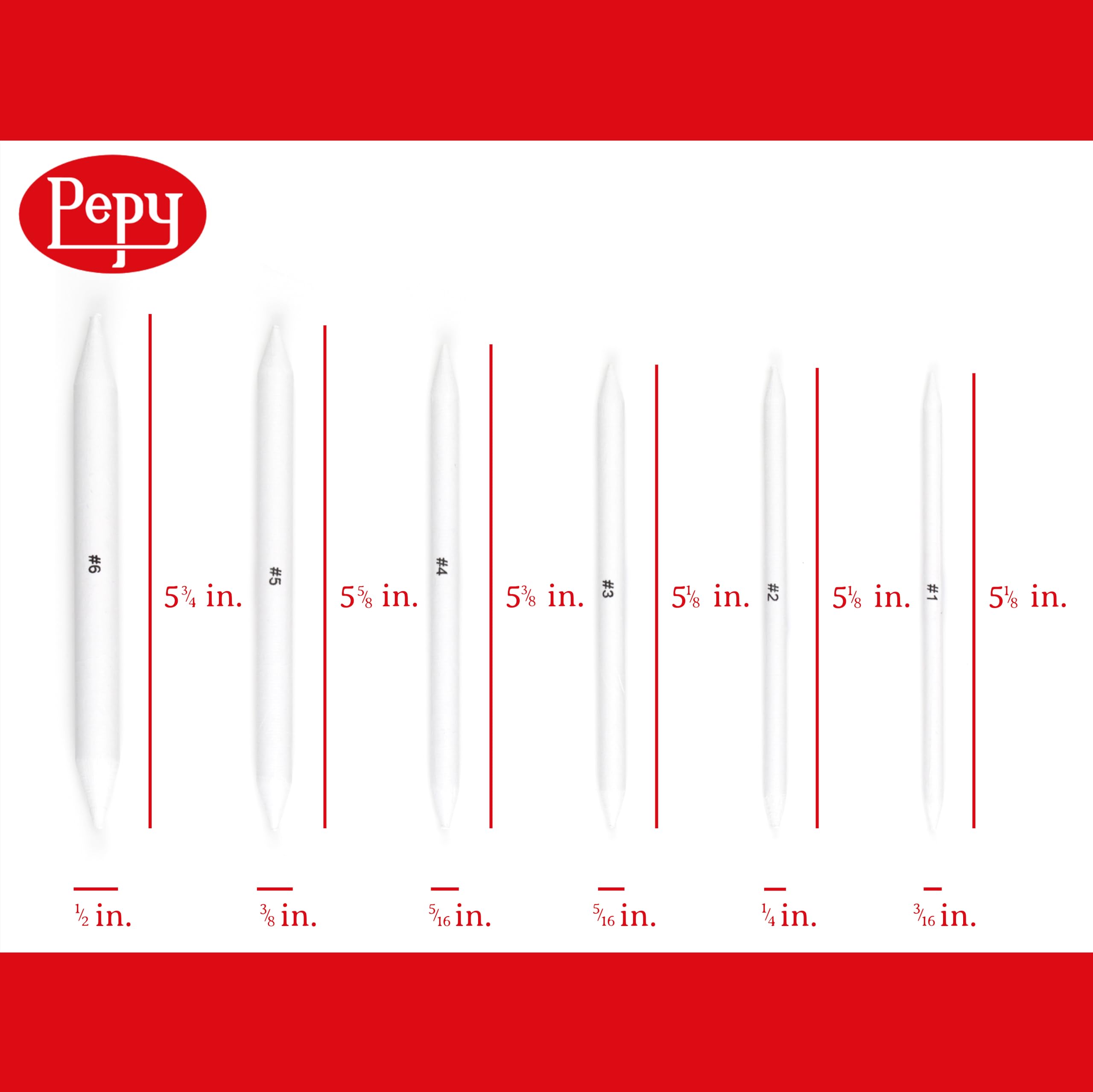 Snapklik.com : Pepy 6 PCS Blending Stumps For Drawing, Shading ...