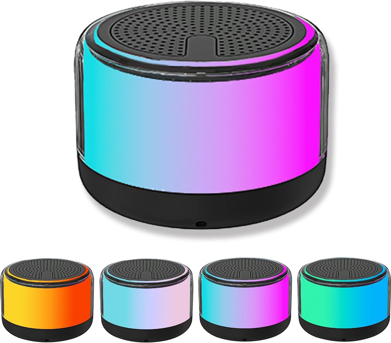 HDAKDDHG Portable Bluetooth Speaker, Wireless Speaker with RGB LED ...