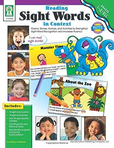 Reading Sight Words in Context, Grades 1 - 2: Poems, Stories, Games ...