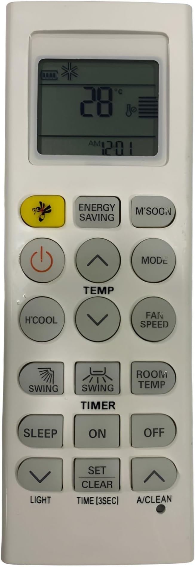 Buy Upix AC Remote No. 36A, Compatible/Replacement for LG AC Remote ...