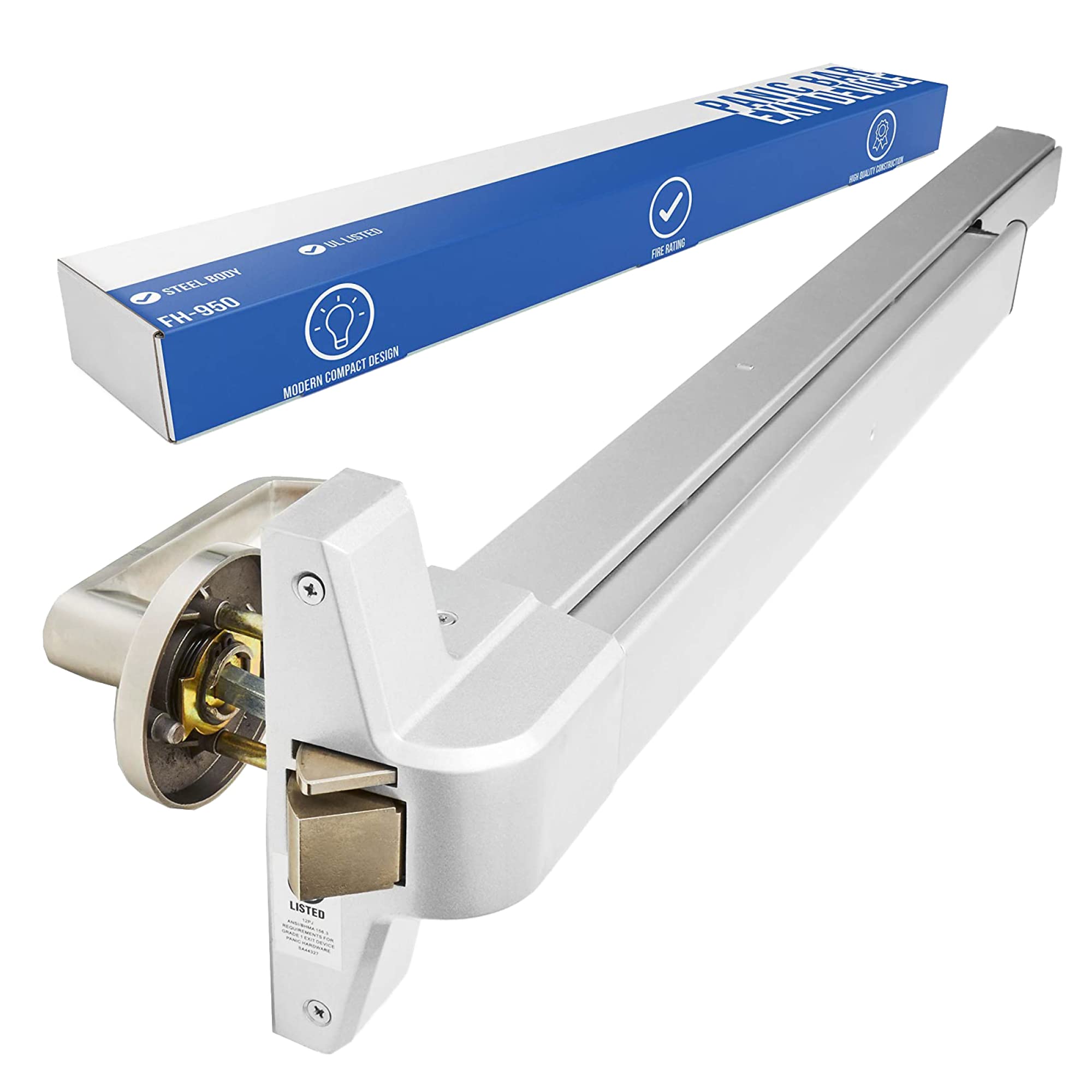 Buy Panic Bar Exit Device Silver FS 950 Push Bar For Exit Doors