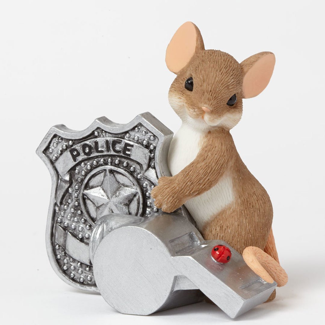 Amazon.com: Charming Tails If You Need Me Just Whistle Police Officer ...