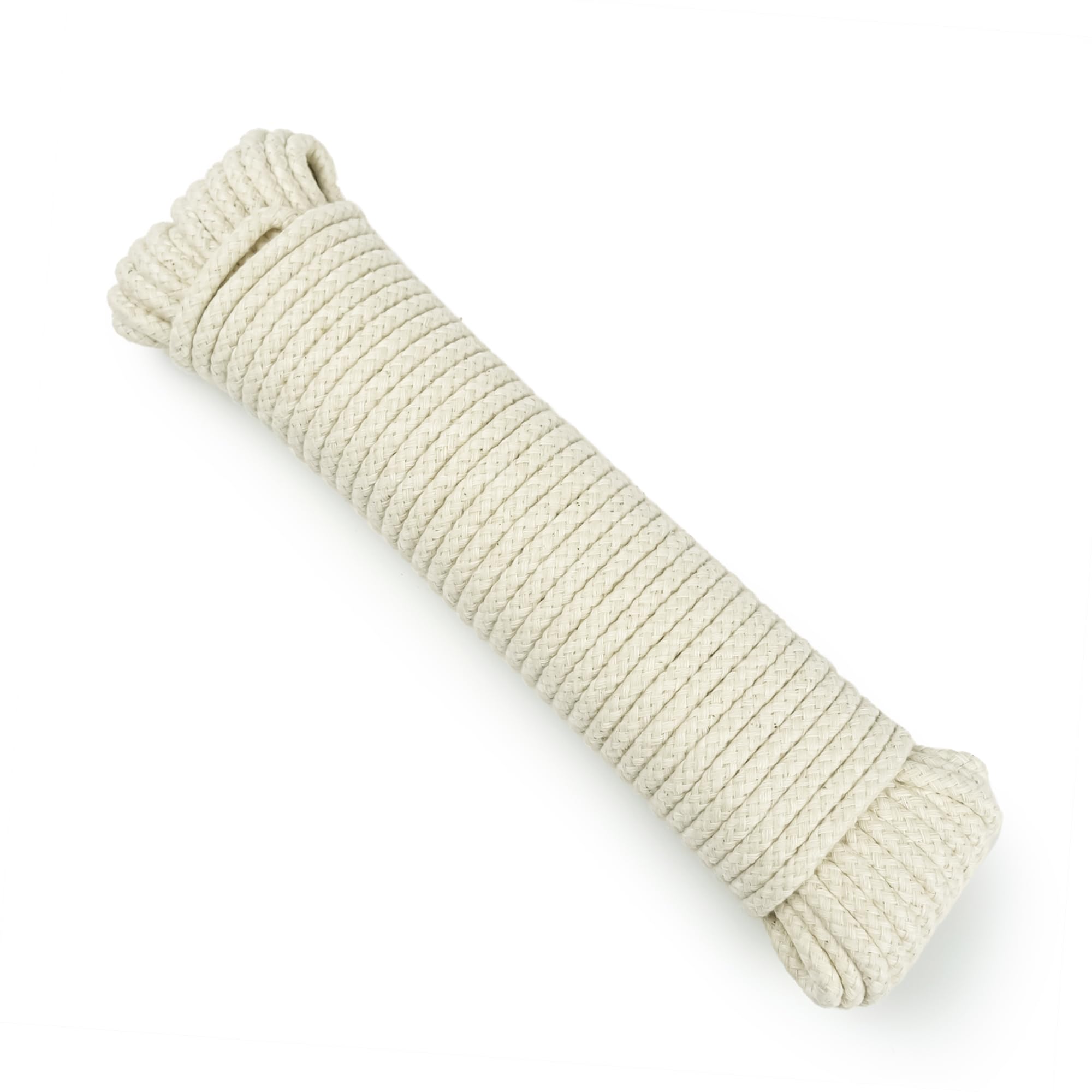 Natural Cotton Clothesline Pully Rope 30m/ 98 ft Washing Line Rope 5 ...