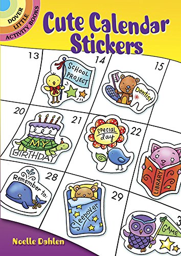Cute Calendar Stickers (Dover Little Activity Books: Holidays ...