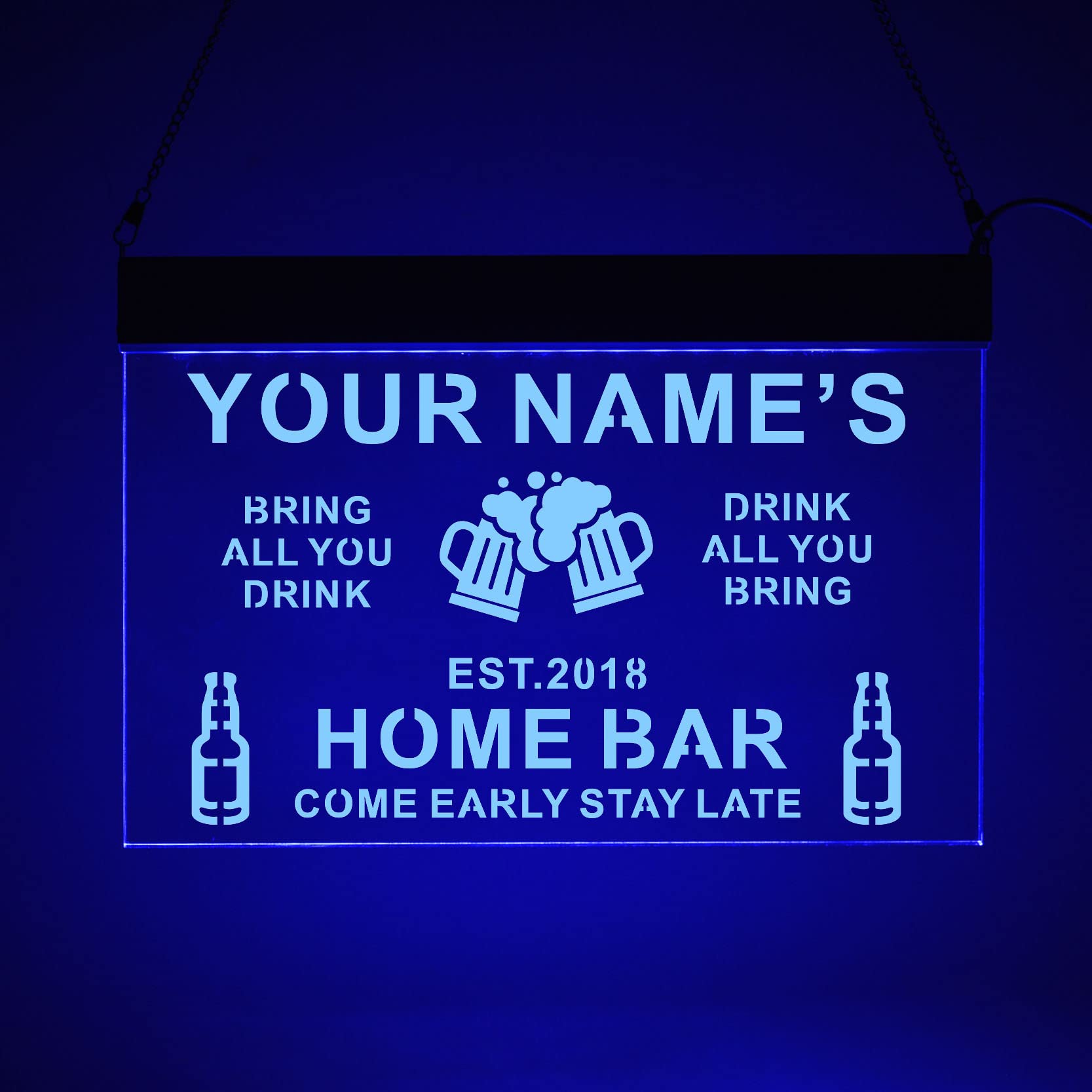 Personalized Bar Lights Neon Bar Signs For Home | Lighted Signs For