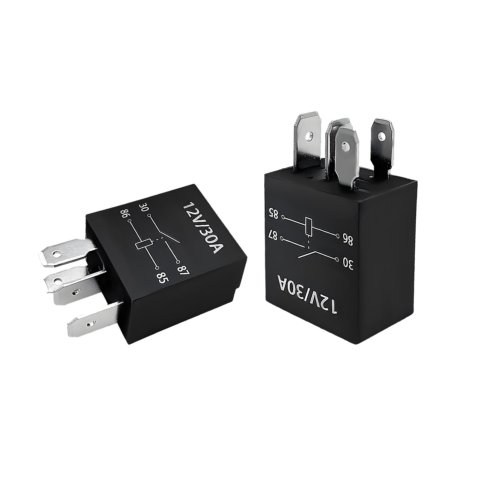 Amazon.com: Wevdn 2 PCS 4 Pin Starter Relay, 12V 30A Multi-Purpose Car ...