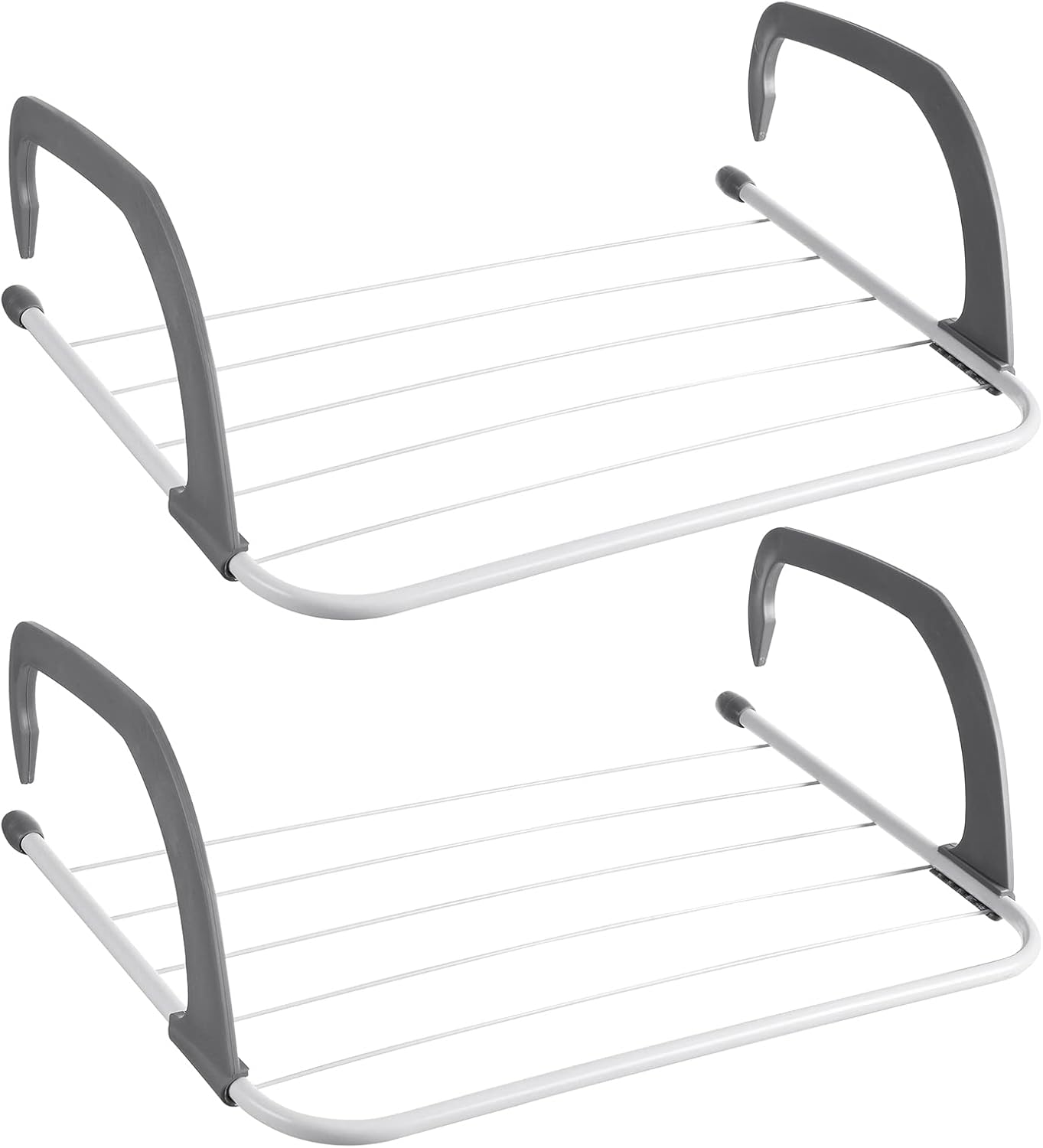Rainberg 5 Bar Radiator Clothes Airer Rack, Foldable Clothes Airer with ...