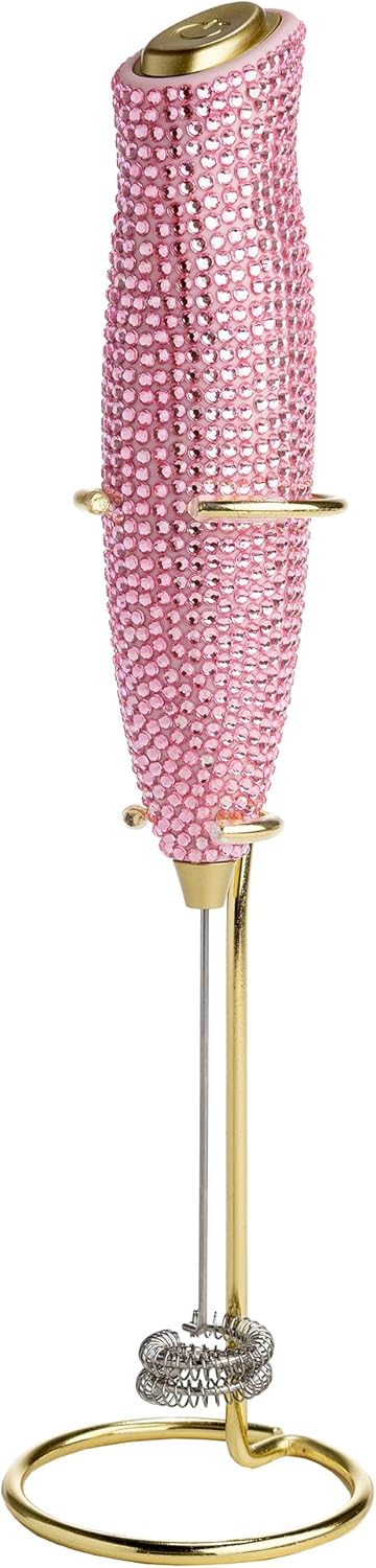 Amazon.com: Paris Hilton Electric Rhinestone Handheld Milk Frother with ...