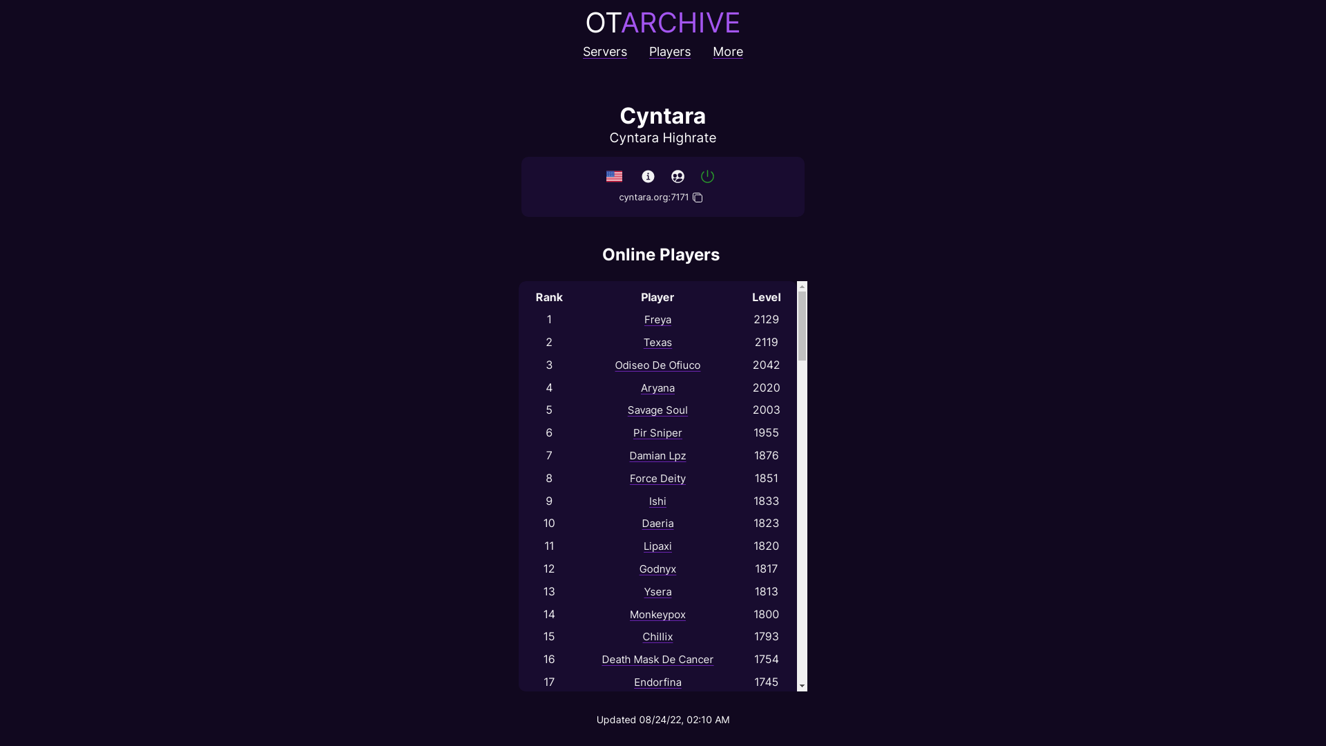 OT Archive | OT Servers List - App on Amazon Appstore